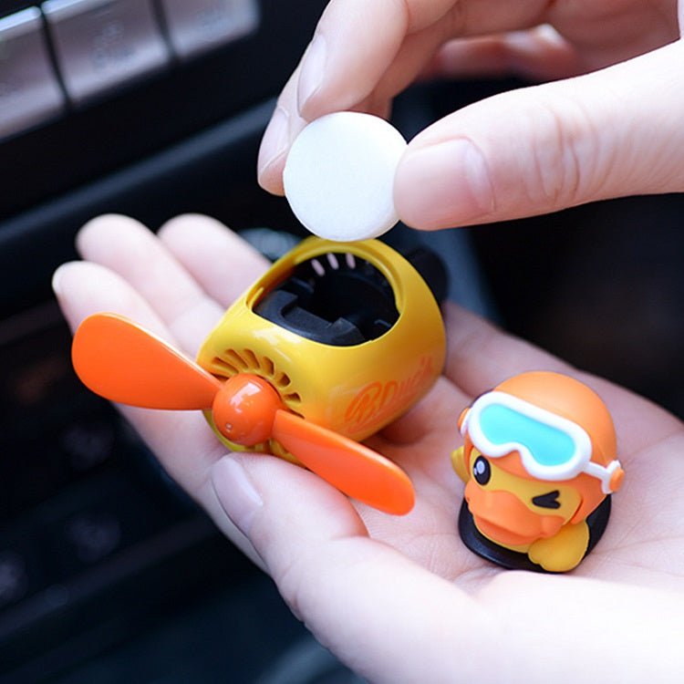 Ducky Pilot | Avion Diffuseur d'Air Rotatif Parfumée – Sylvercar